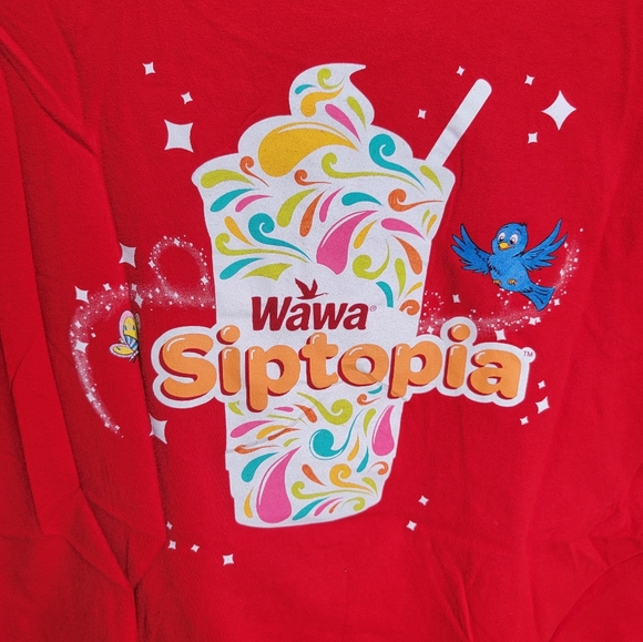 Shirts | Wawa Siptopia Large Frozen Drink Filled With Rainbow Swirls A ...